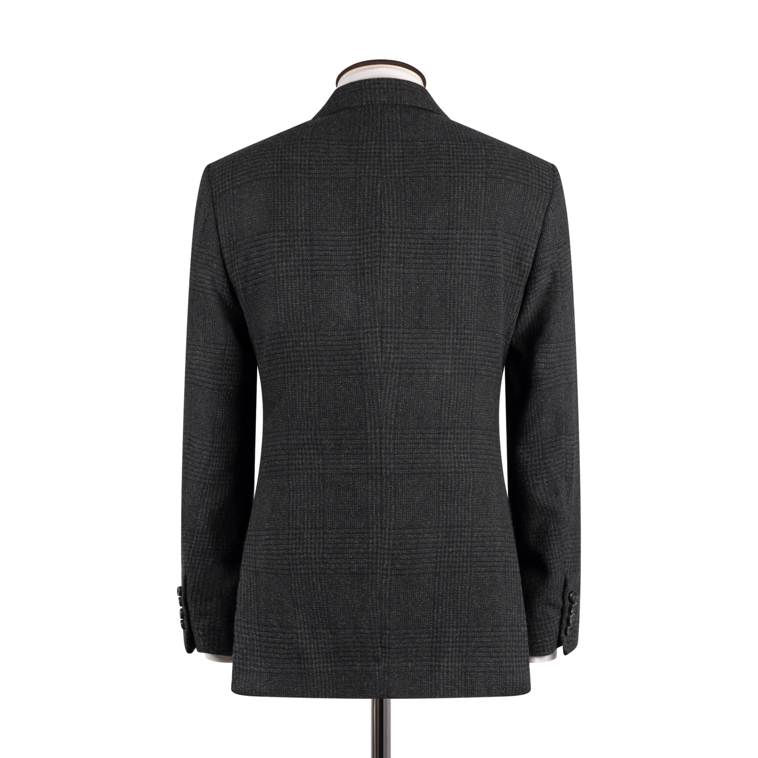 Single Breasted Notch Lapel Jacket in Green Glen Check – Cad & The ...