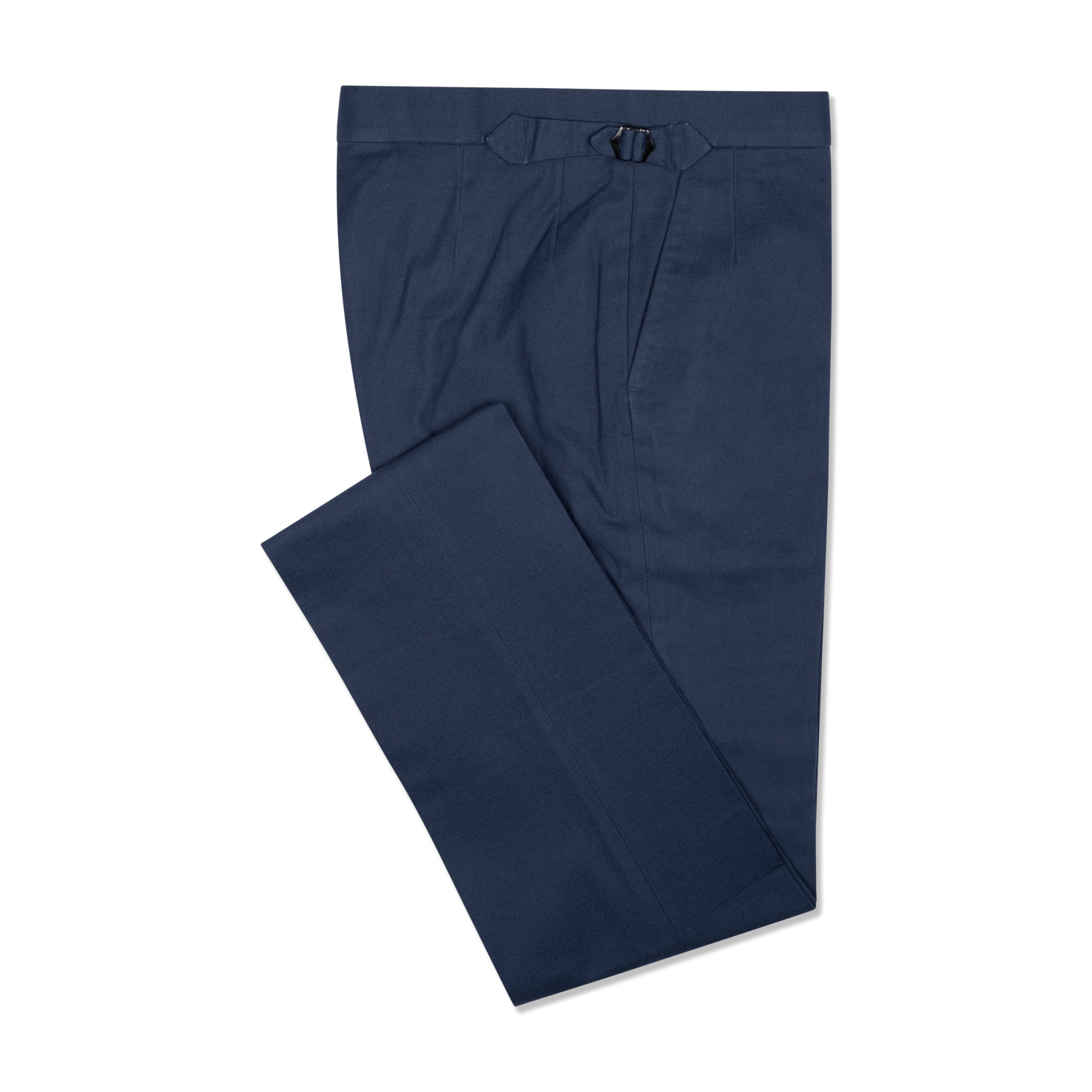Flat Front Trouser in Navy Canvas – Cad & The Dandy New York