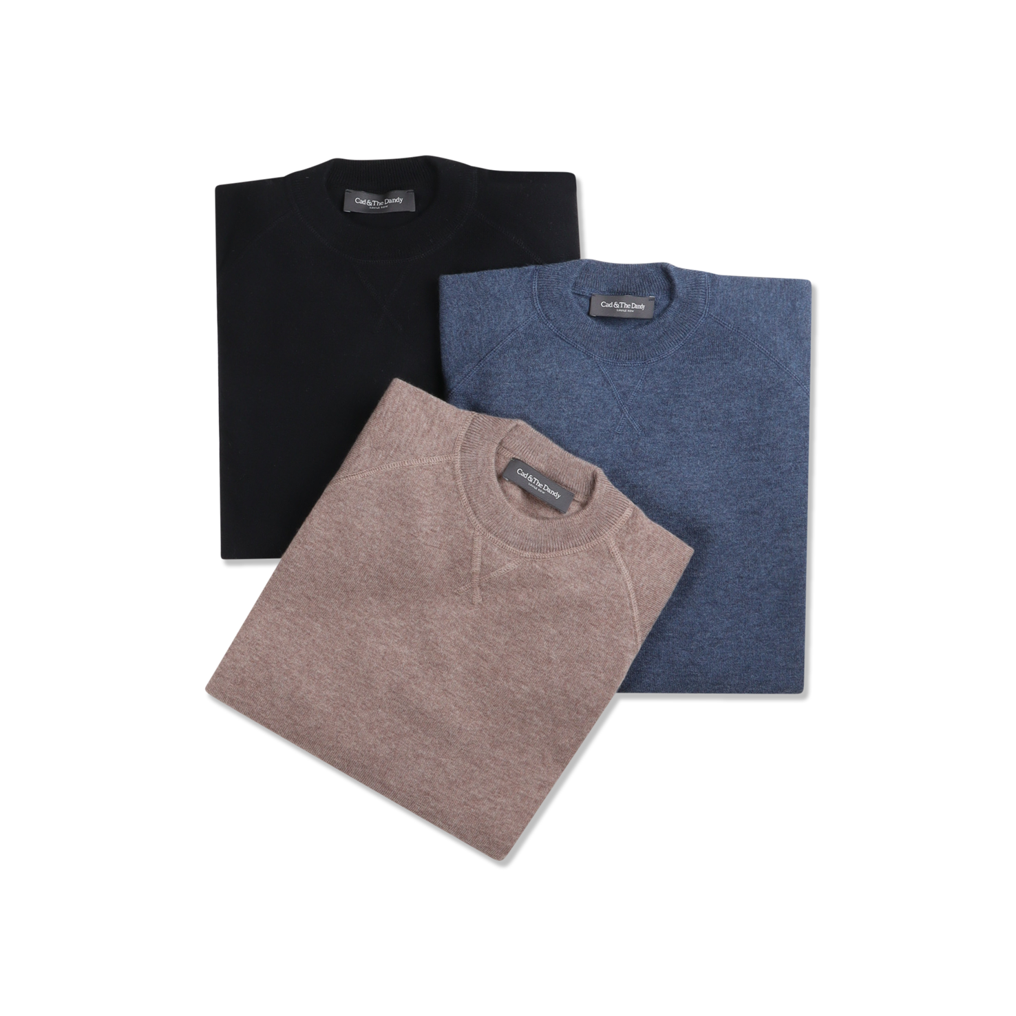 Crewneck Sportsman Sweater in Jet – Cad & The Dandy New York