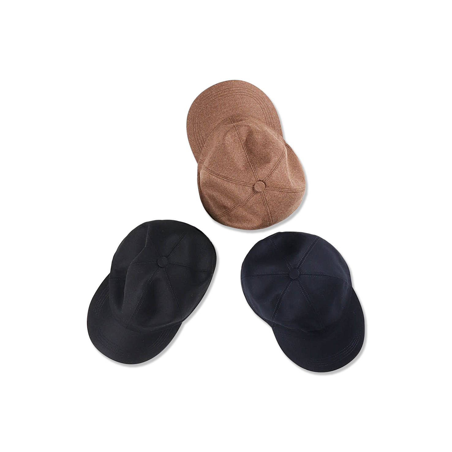 Baseball Cap in Brown Storm System® Cashmere Flannel – Cad & The Dandy ...